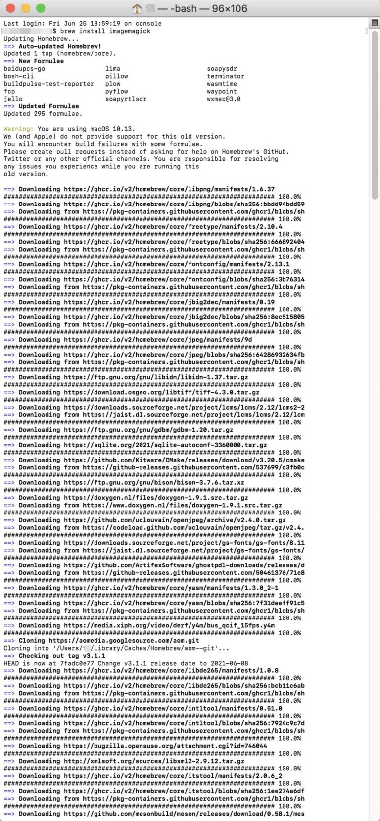 【ImageMagick】macOSにインストールしてみたよ【Homebrew】 - nyanco! ブログ