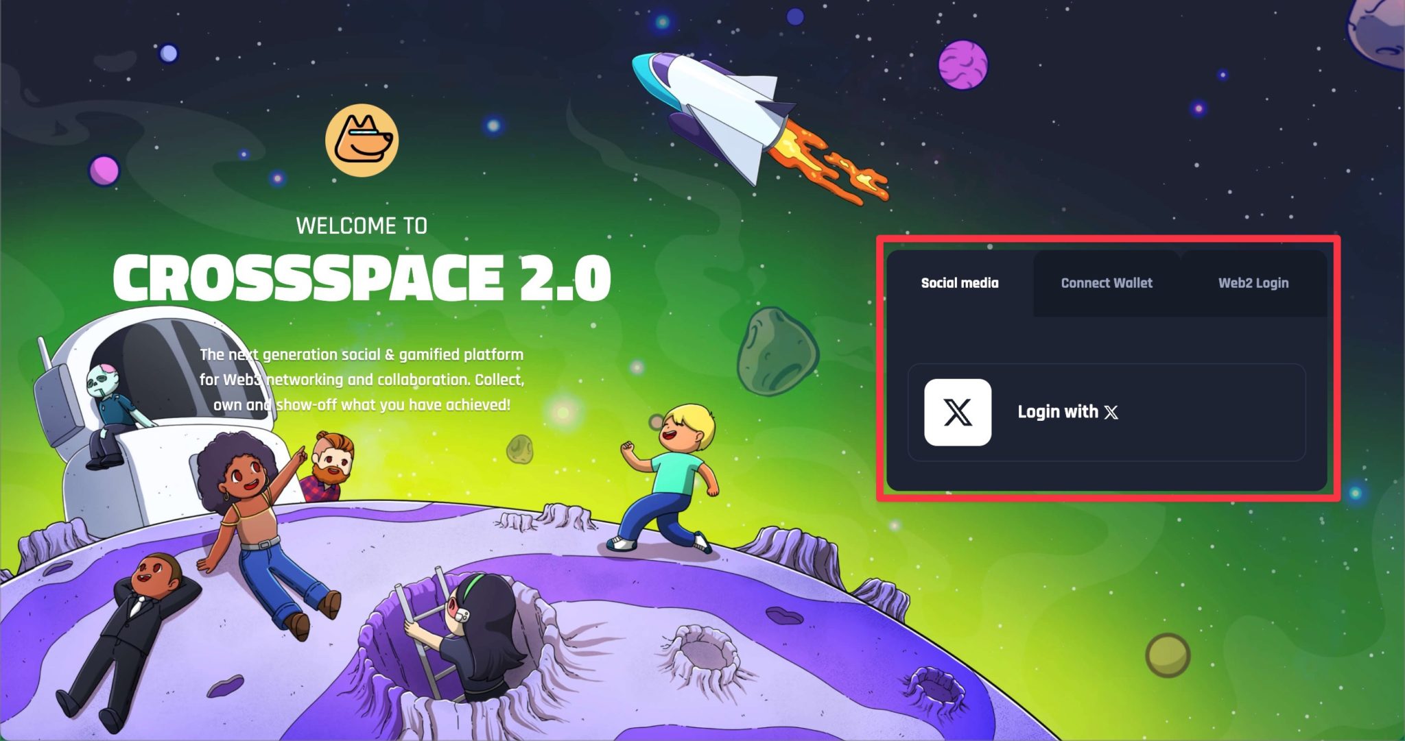 【SoGaFi】「CrossSpace」始めてみたよ【Web3】 - nyanco! ブログ