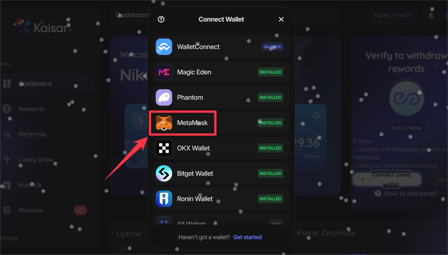 【Kaisar】ウォレットにpeaq追加してトランザクション送信してみたよ - nyanco! ブログ